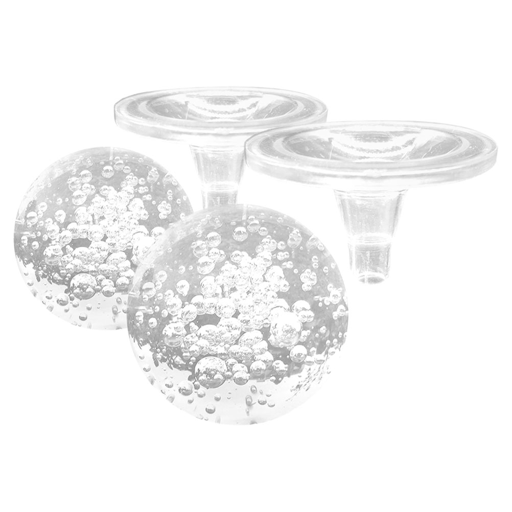 OFFIGAM Bubble Effect Crystal Ball Transparent Crystal 2Pcs For Diy ...