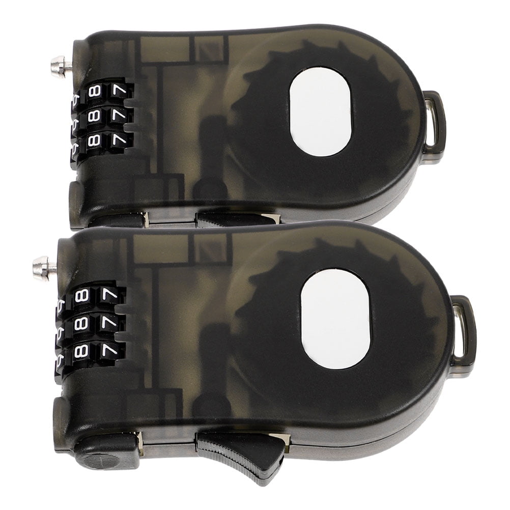 Masteelf 2pcs Cable Lock Retractable Combination Lock For Luggage Heavy ...