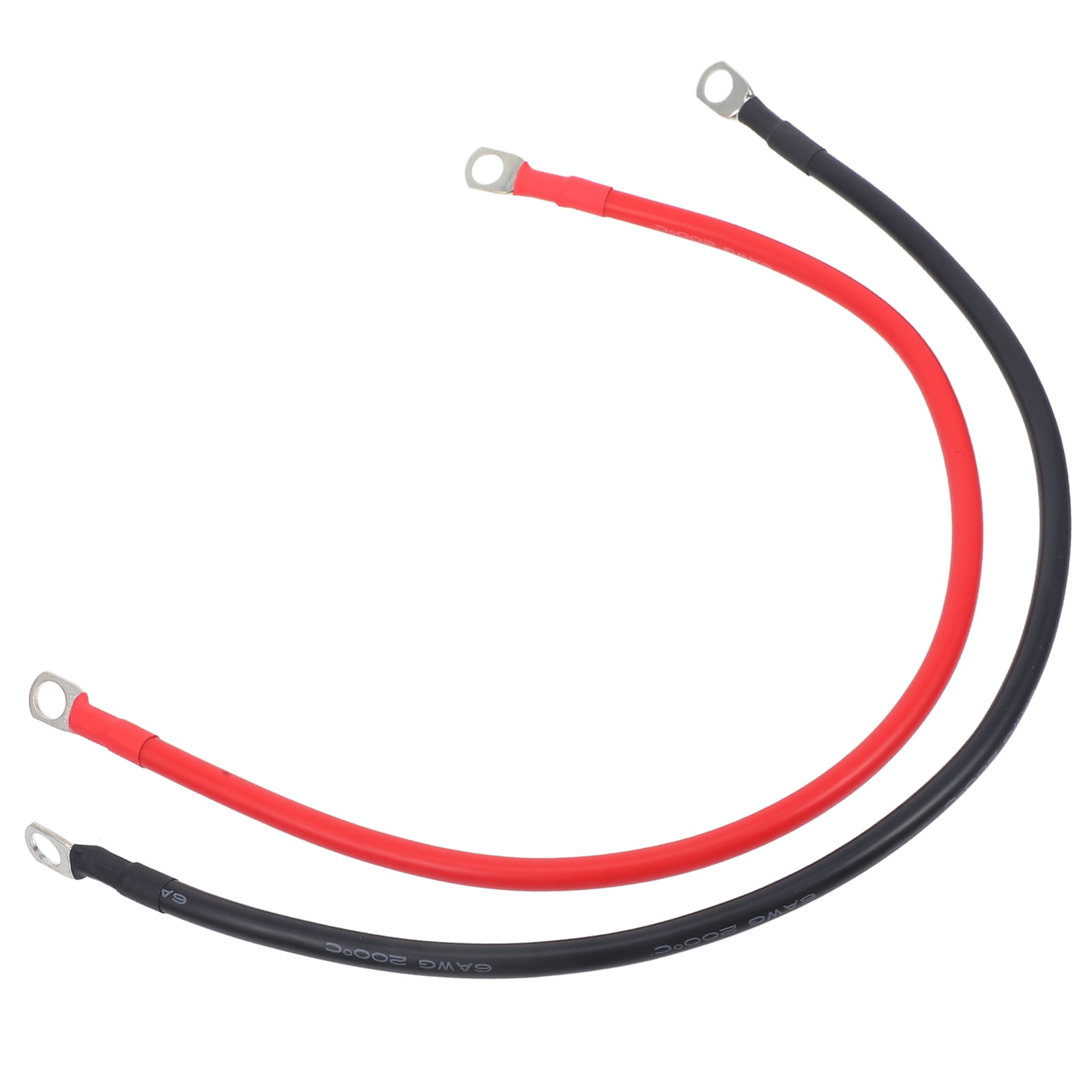 Masteelf 2pcs Car Battery Terminal Cables Lead Connection Inverter ...