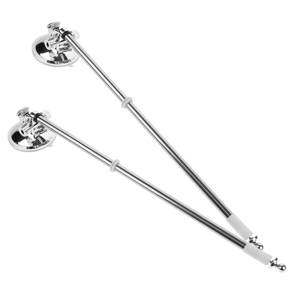 Masteelf 2pcs Car Flag Poles Outdoor Flag Pole Bracket Base Flag Pole ...