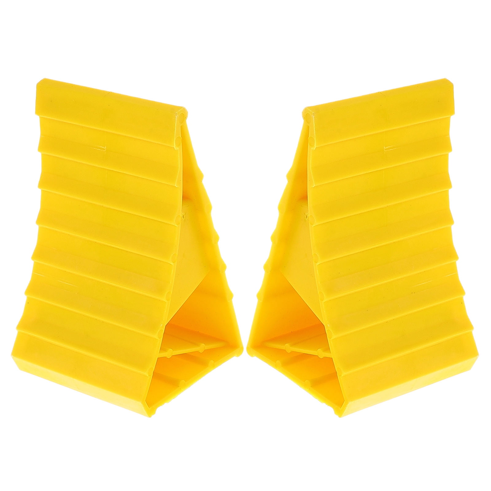 Masteelf 2pcs Car Tire Chocks Stop Control Pads Portable Wheel Stoppers ...