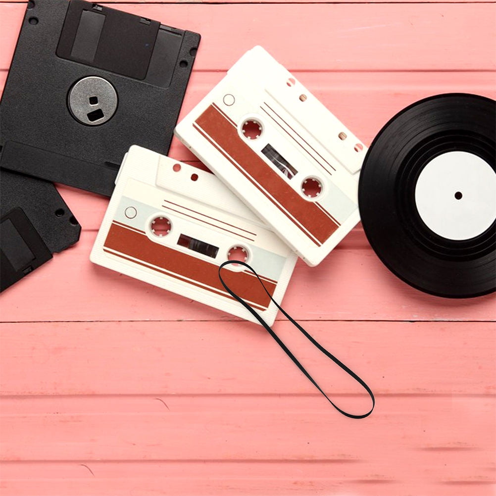 Masteelf 2pcs Cassette Player Rubber Drive Belts Cassette Repair Rubber ...