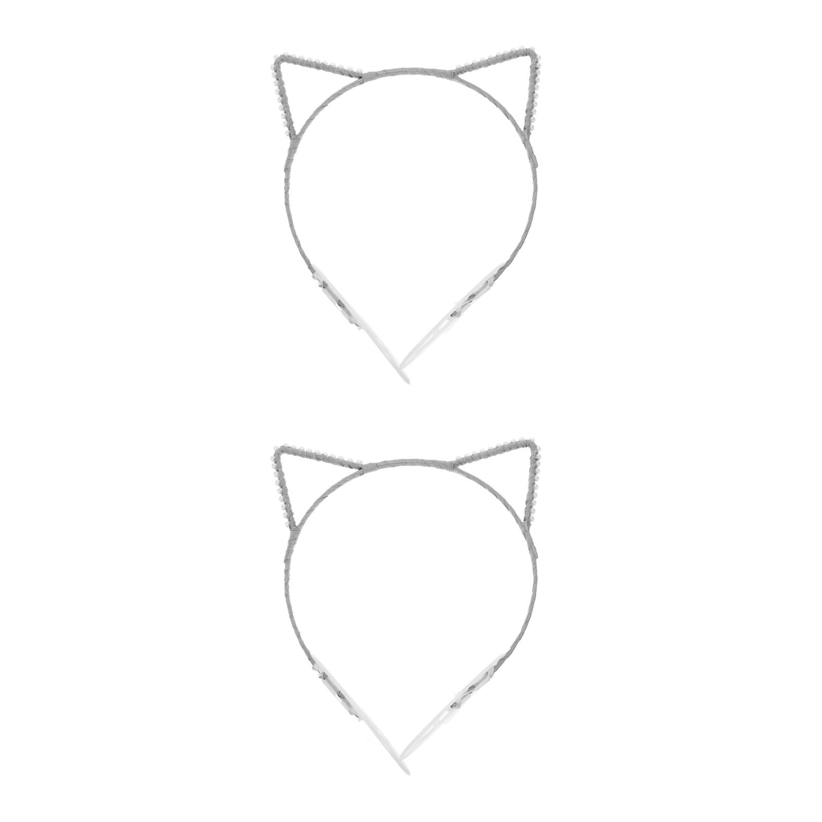 Masteelf 2pcs Cat Ear Earmuff Rack Ear Skeleton Frame DIY Holder ...