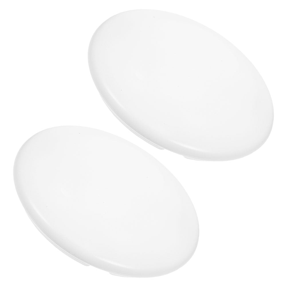 Masteelf 2-Pack Round Ceiling Light Covers Plastic Lamp Shade ...