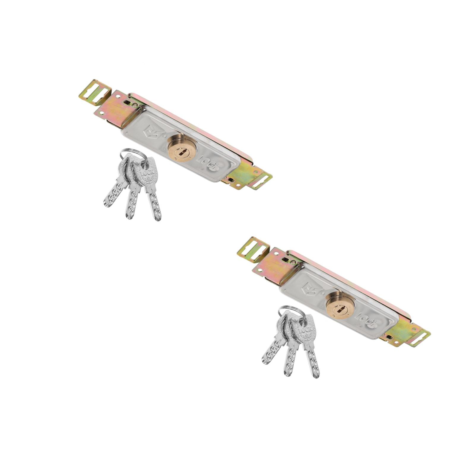 Masteelf 2pcs Cross Key Metal Center Rolling Shutter Door Lock For ...