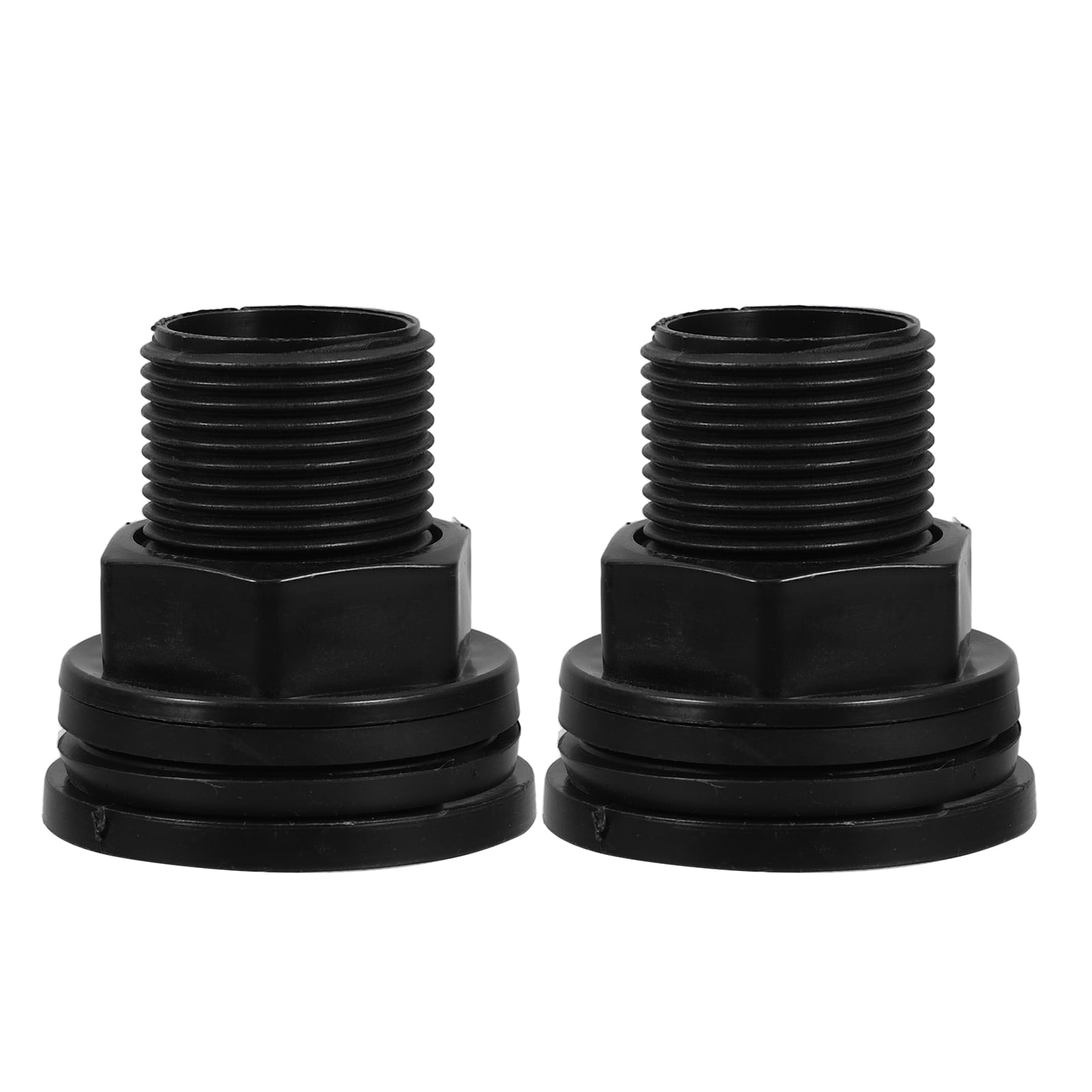 Masteelf 2pcs DIY Bulkhead Fitting Connectors For Water Tanks And ...