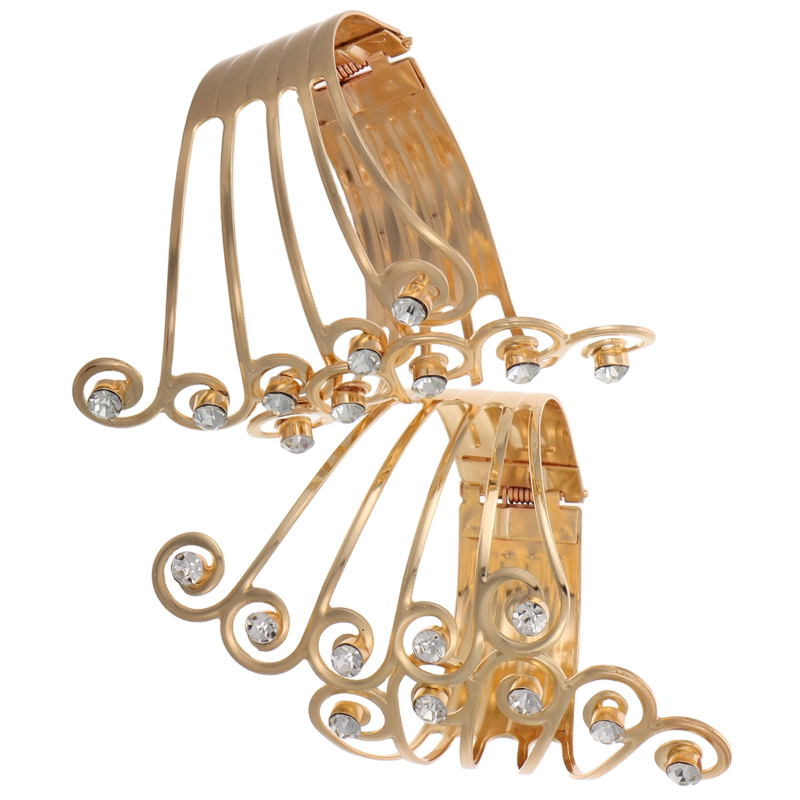 Masteelf 2pcs Decorative Curtain Holdbacks Metal Window Drapery ...