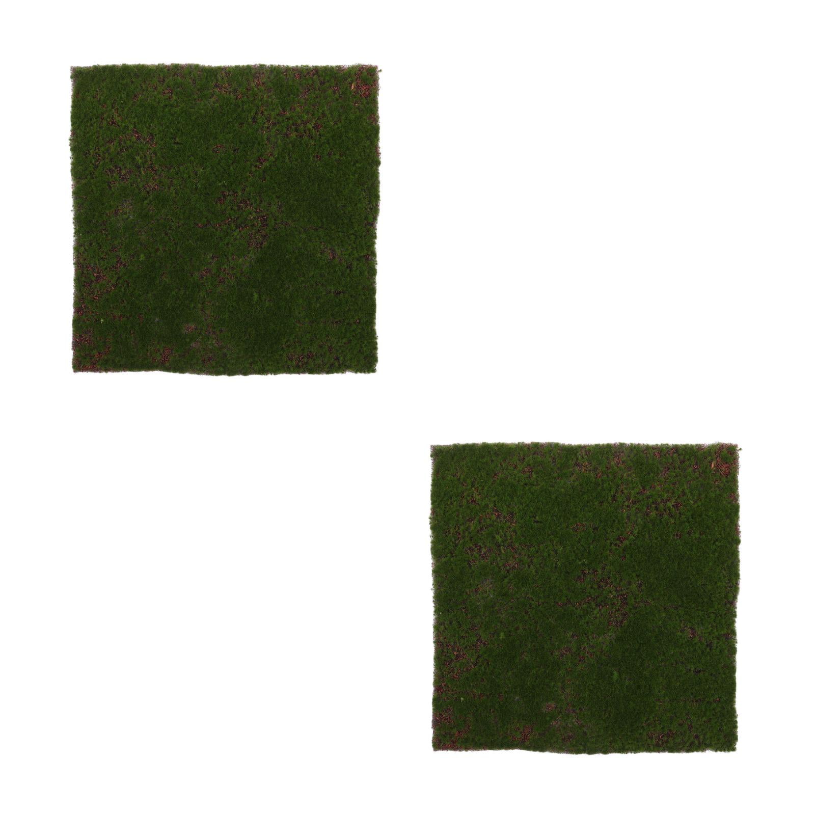 Masteelf 2pcs Diy Synthetic Turf Lawn Carpet Artificial Moss Grass Rug ...