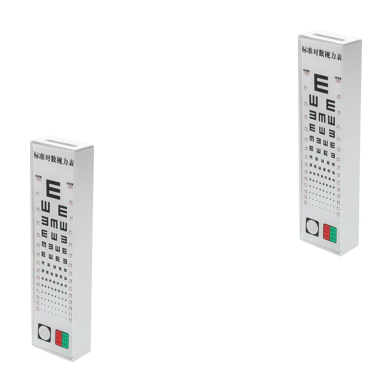 Masteelf 2pcs Dollhouse Miniatures Vision Chart Vision Chart Toy Vision Chart For Vision Exams ...