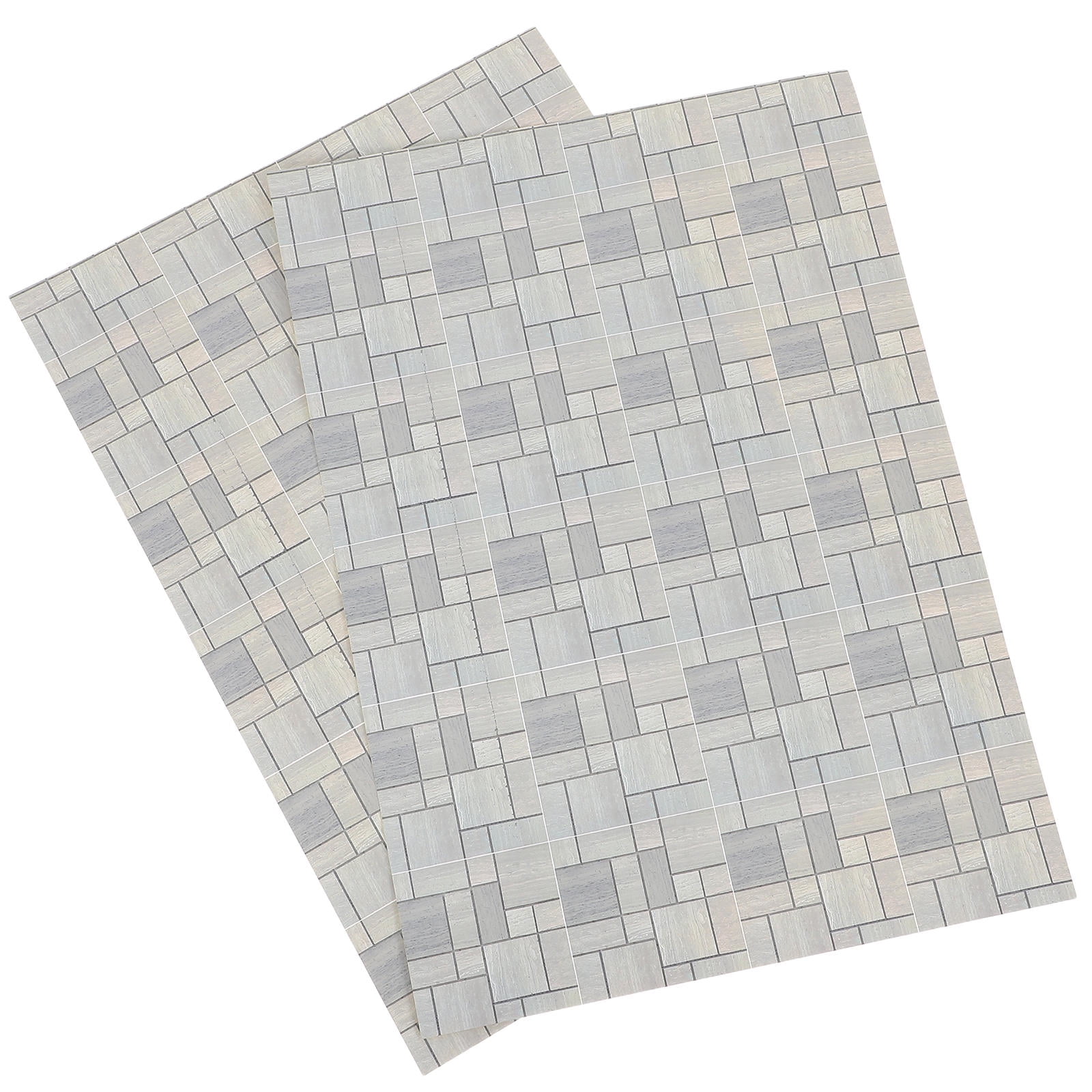 Masteelf 2pcs Dollhouse Peel And Stick Wall Decal Miniature Dollhouse ...