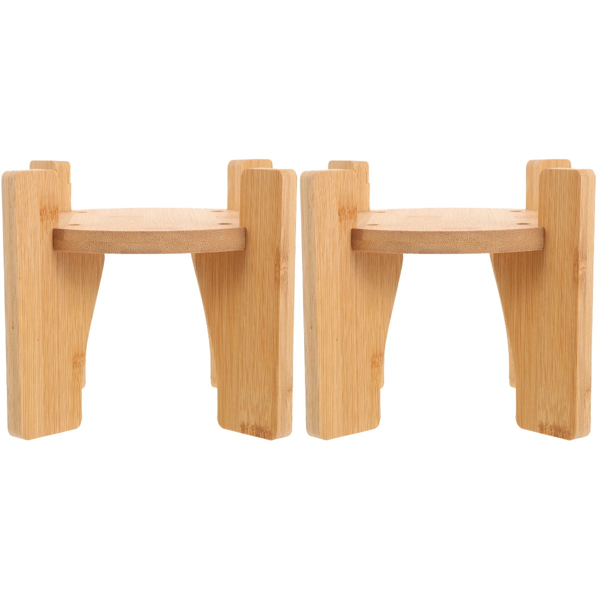 Masteelf 2pcs Drink Dispenser Stand Wooden Drink Dispenser Stand Base ...