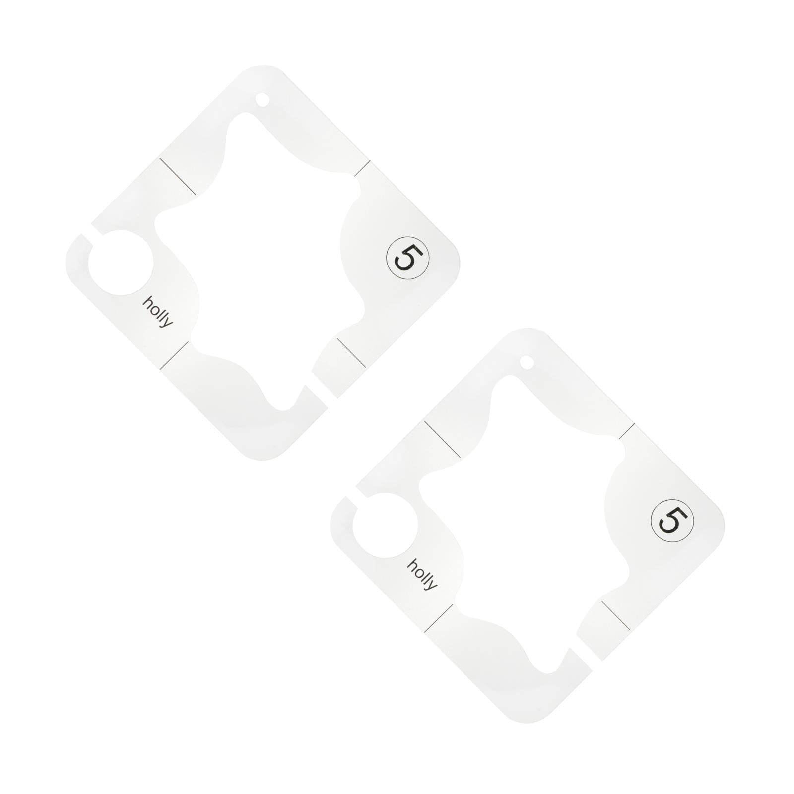 Masteelf 2pcs Free Motion Quilting Template, Sewing Machine Ruler, DIY ...