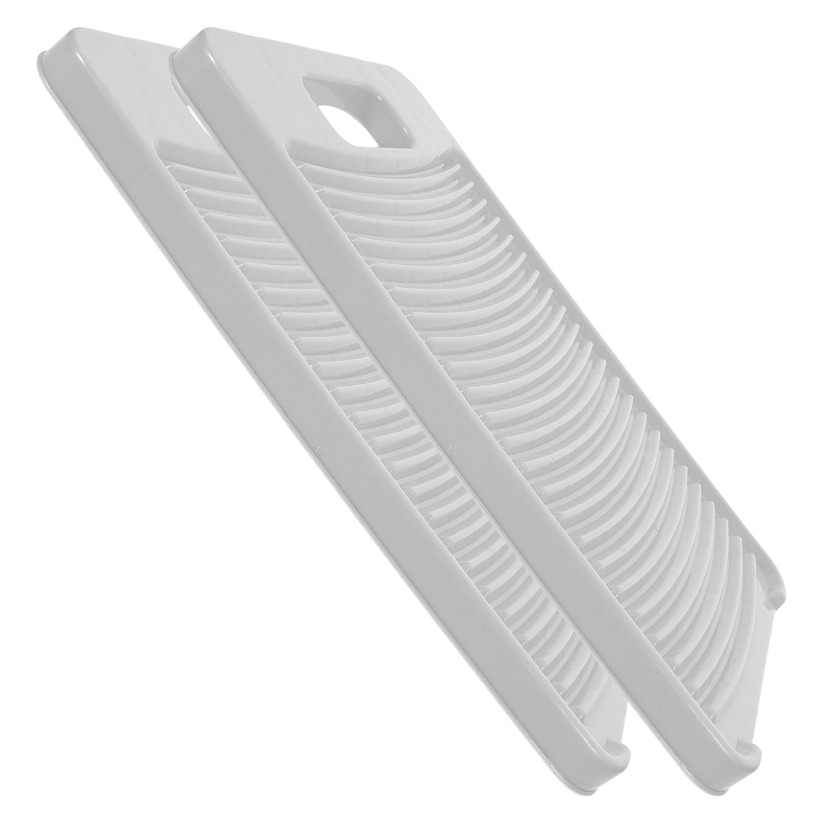 Masteelf 2pcs Hand Washing Scrub Board Set Plastic Washing Board ...