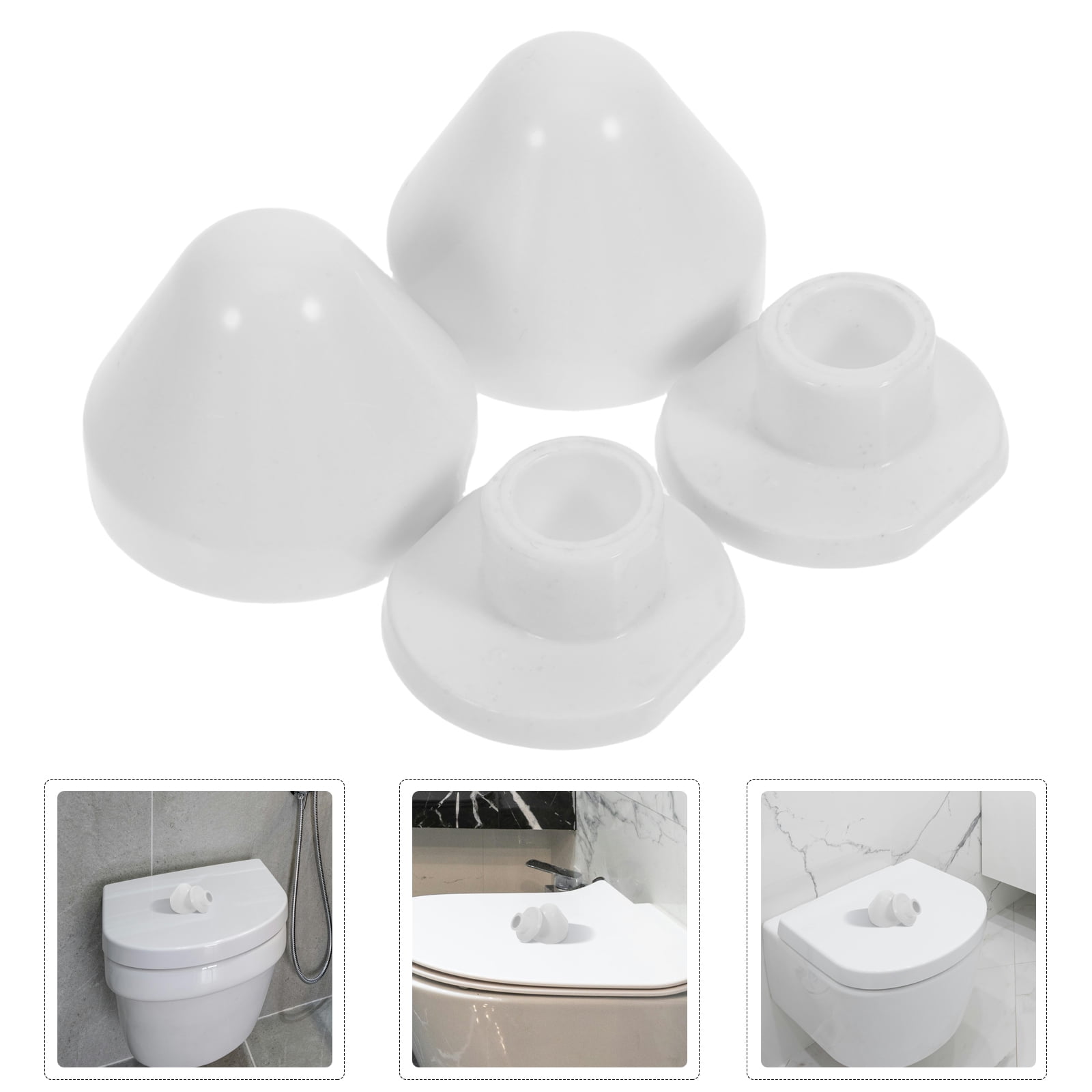 Masteelf 2pcs Hanging Toilet Bowl Wall Cover Decorative Toilet Cap ...