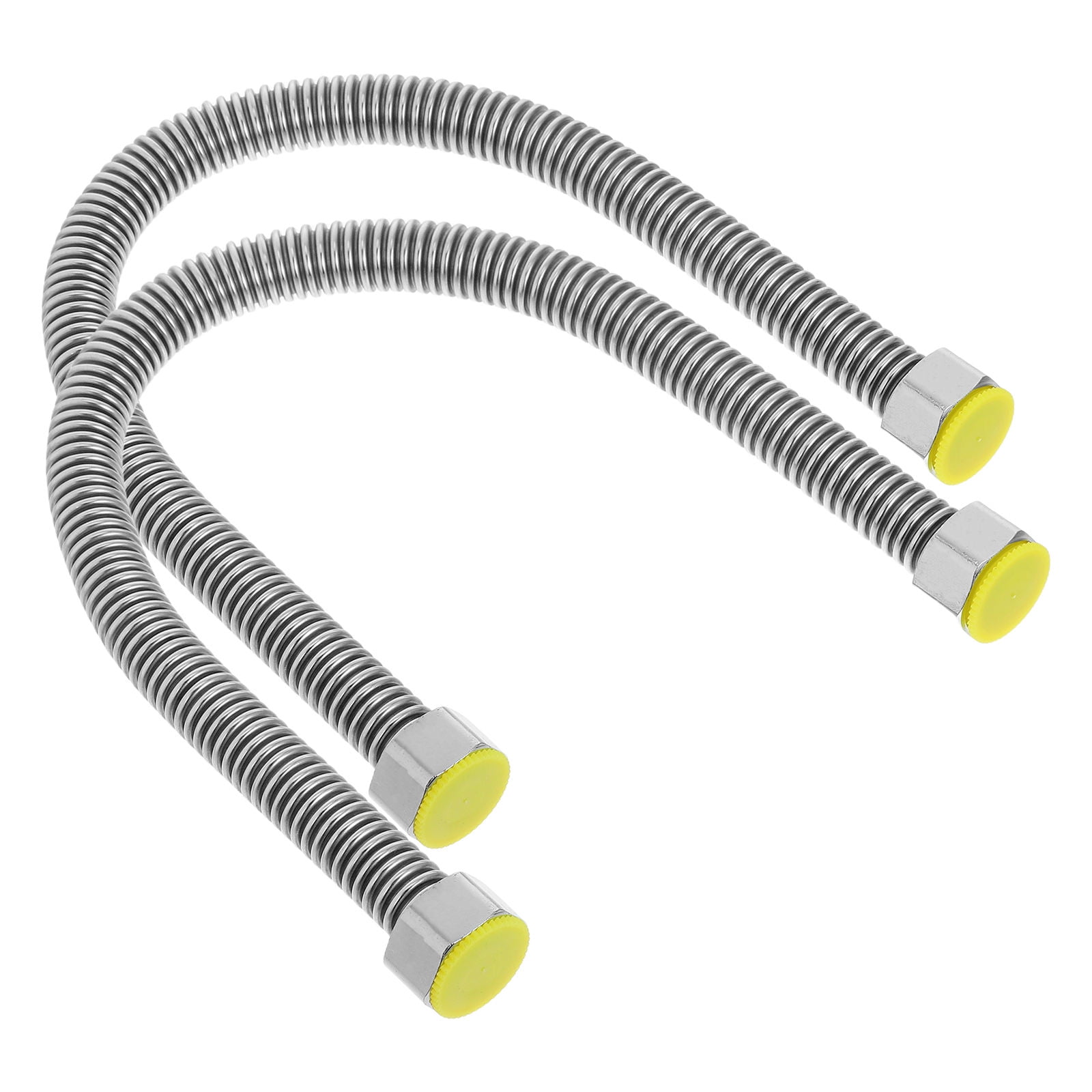 Masteelf 2pcs Heavy Duty Corrugated Water Heater Hose Pipe 1/2 inch ...