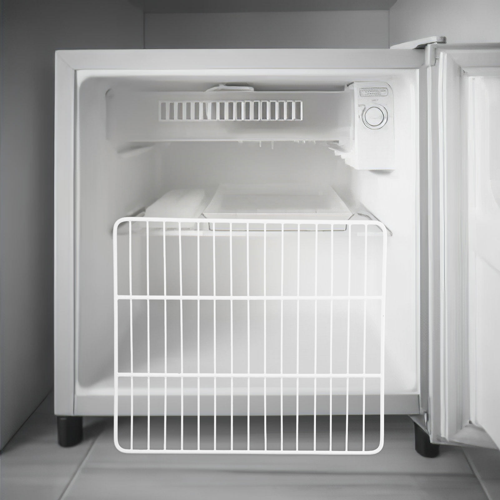 Masteelf 2pcs Heavy-Duty Freezer Organizer Dividers Metal Refrigerator ...