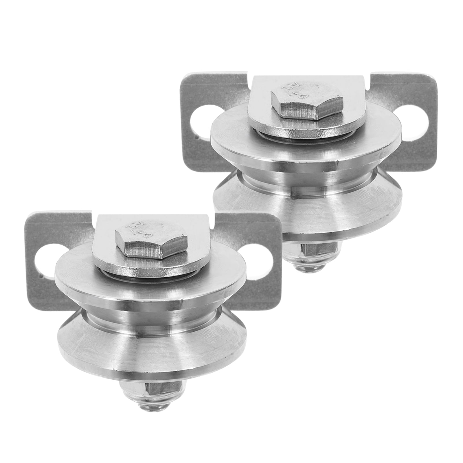 Masteelf 2pcs Heavy-Duty Stainless Steel Wall Mounted Pulley Wheel With ...
