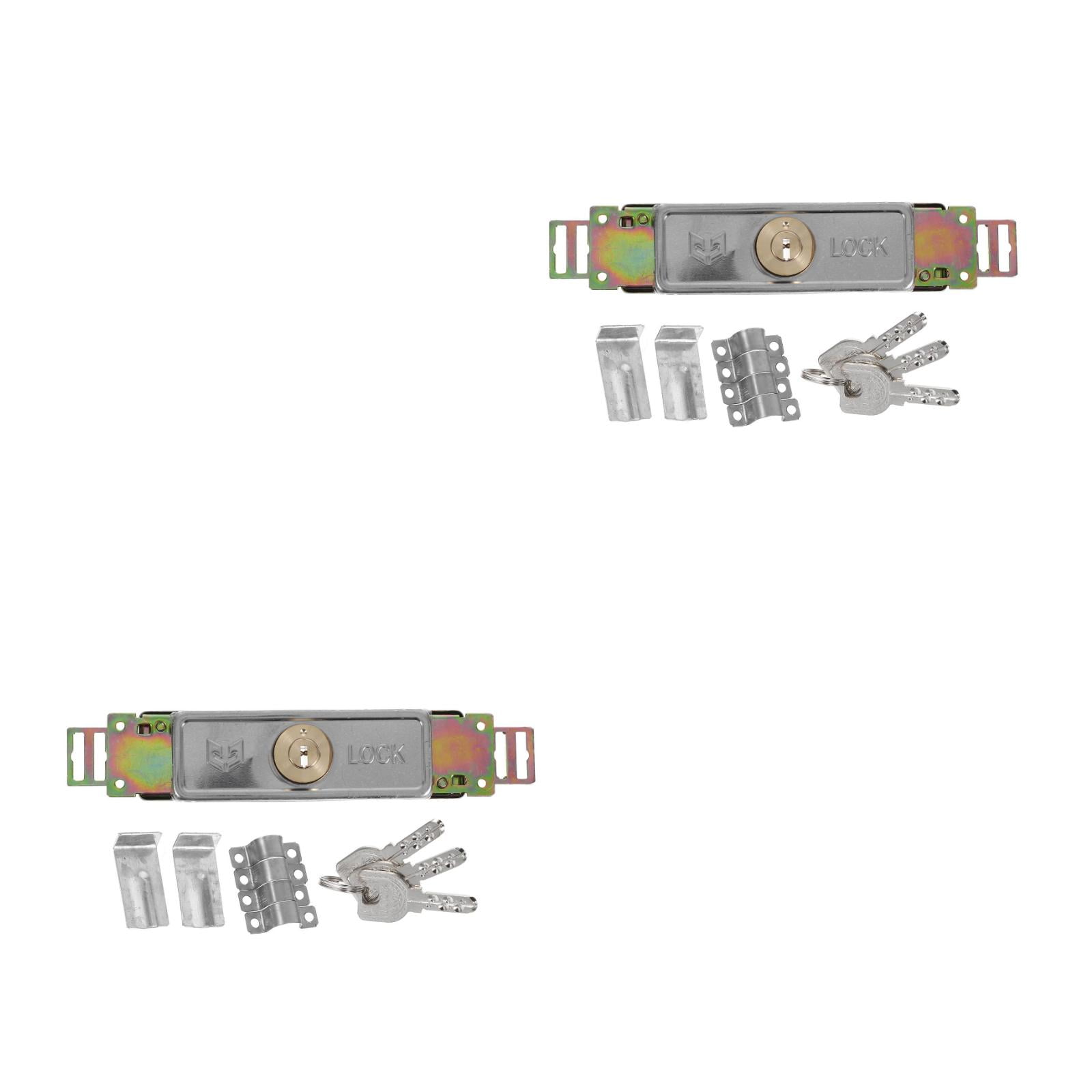 Masteelf 2pcs Heavy Duty Vertical Cylinder Deadbolt Rim Lock Set Anti ...