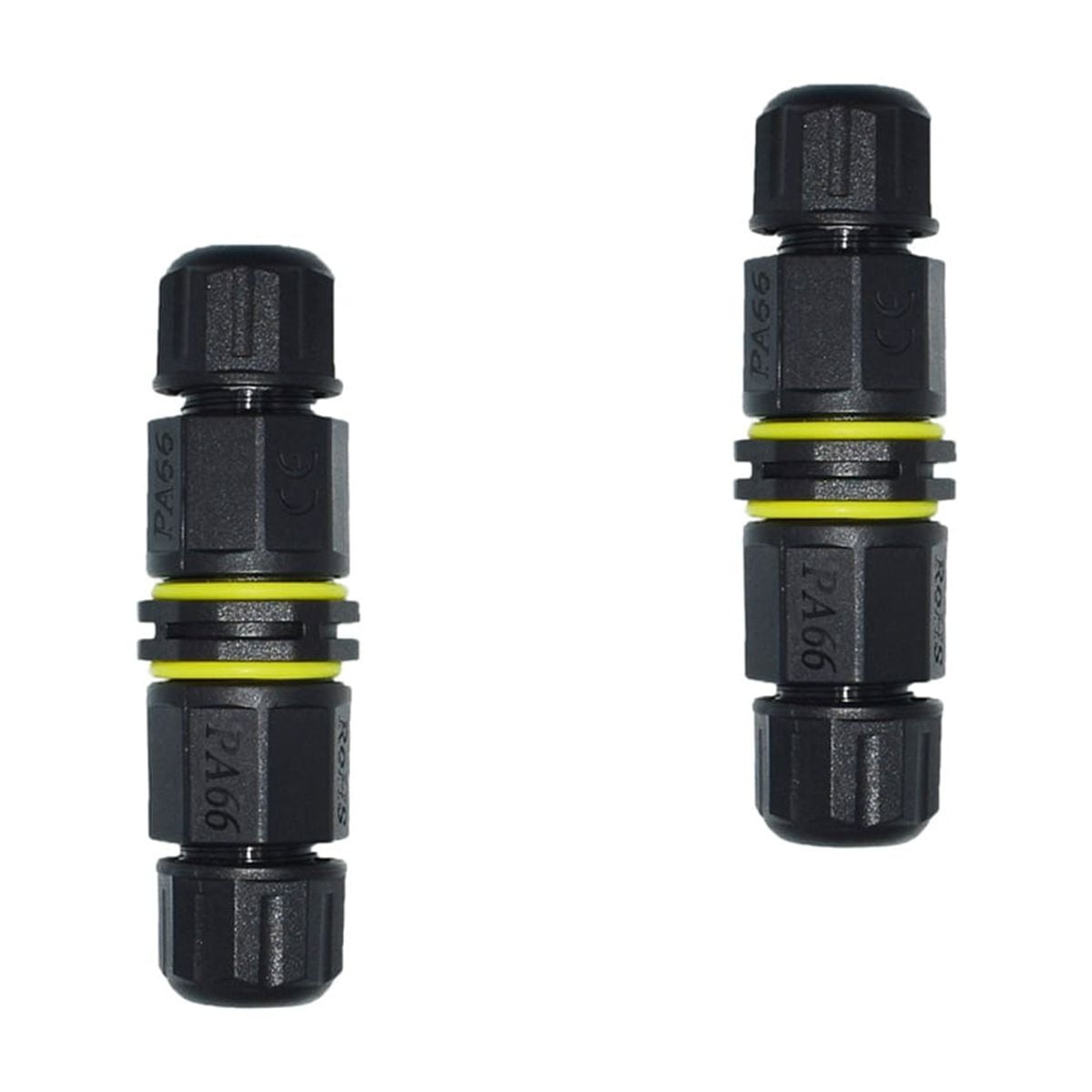 Masteelf 2pcs IP68 Waterproof Connector 3 Pin 2 Way Cable Terminal ...
