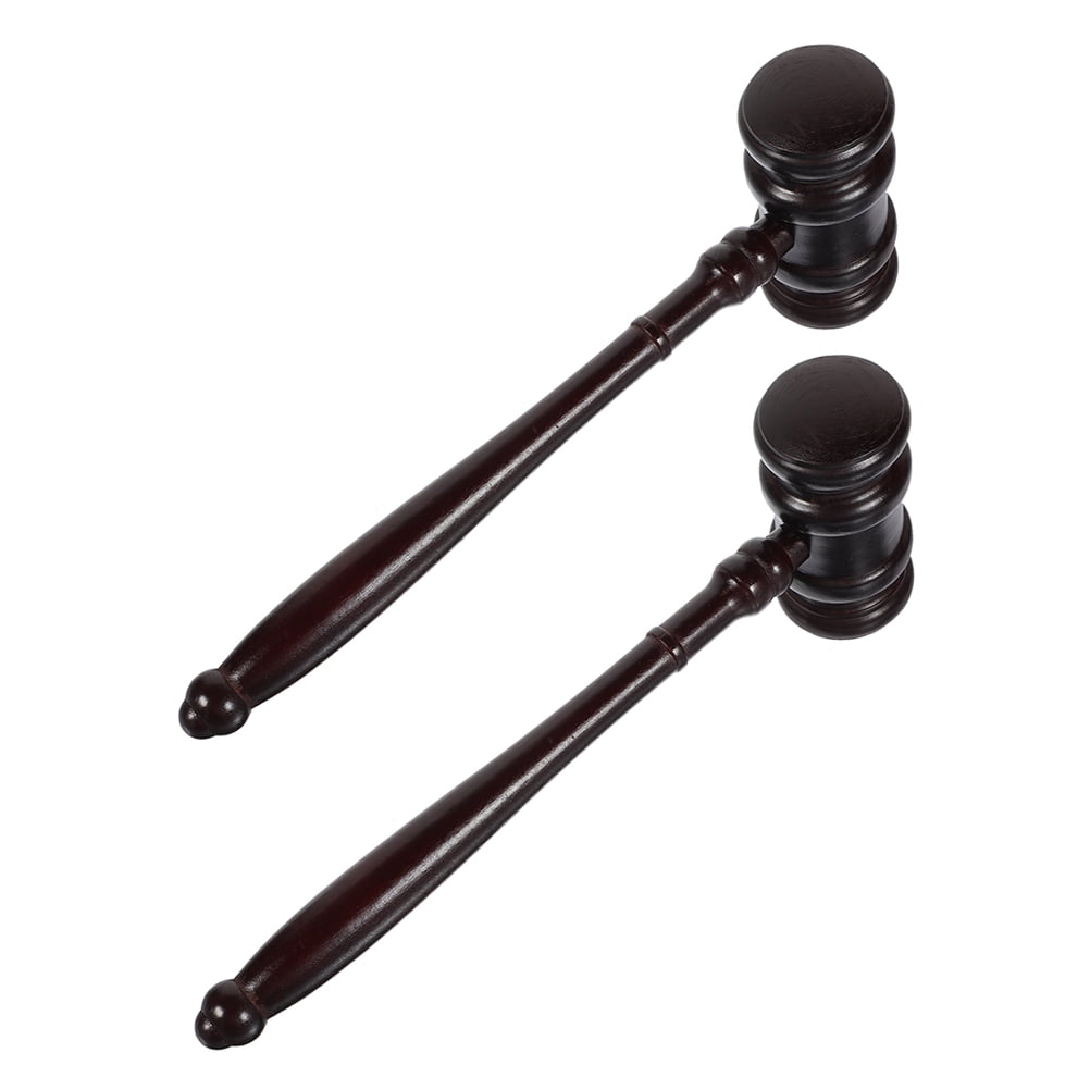 Masteelf 2pcs Judge'S Wooden Gavel Small Wooden Auction Hammer Wooden ...