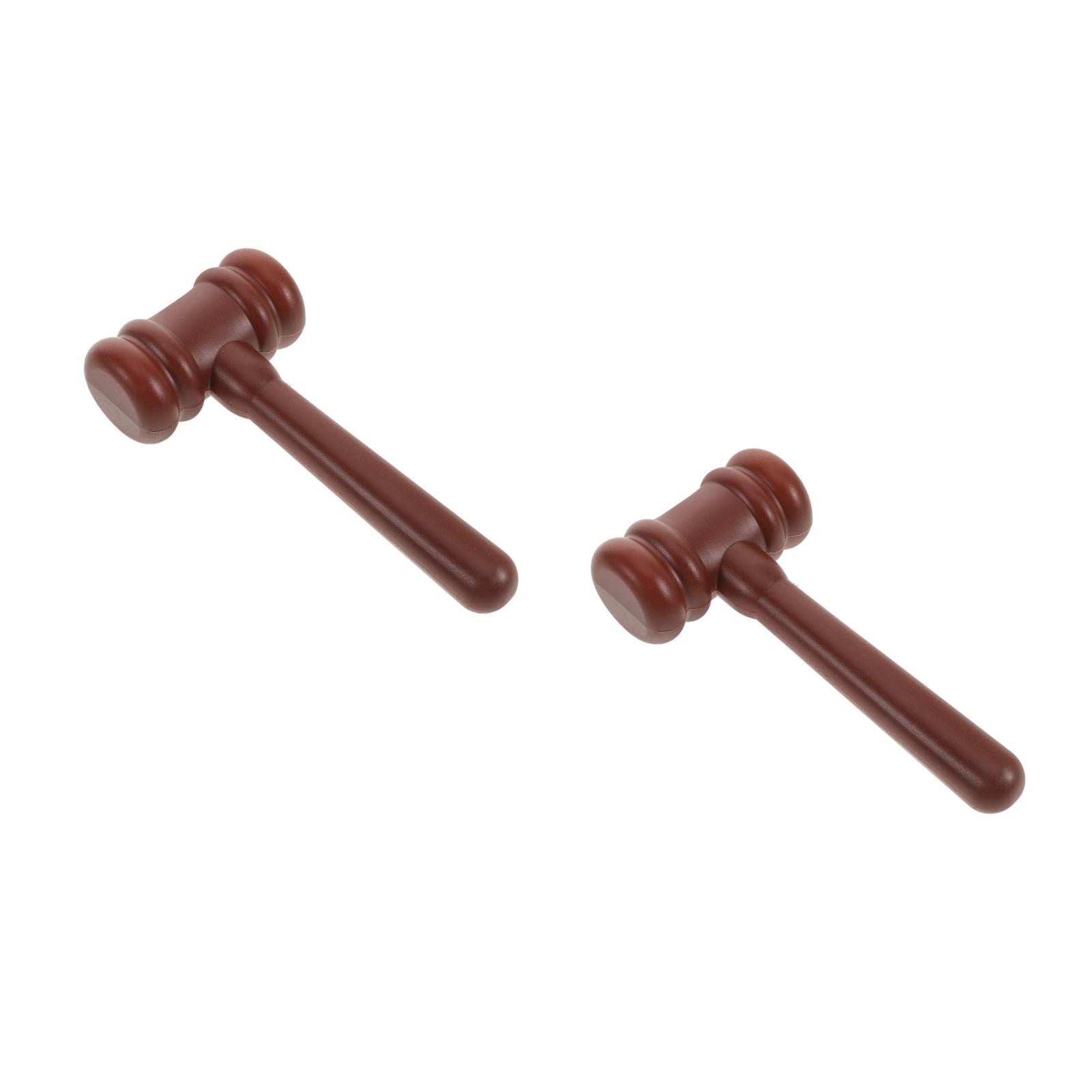 Masteelf 2pcs Kid Plastic Gavel Toy Judge Hammer Small Plastic Hammer ...