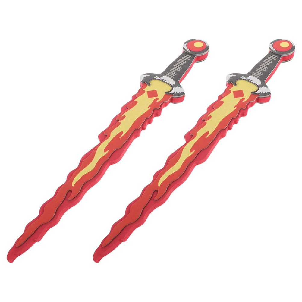 Masteelf 2pcs Kids Foam Sword Plaything Sword Prop For Cosplay Fencing ...