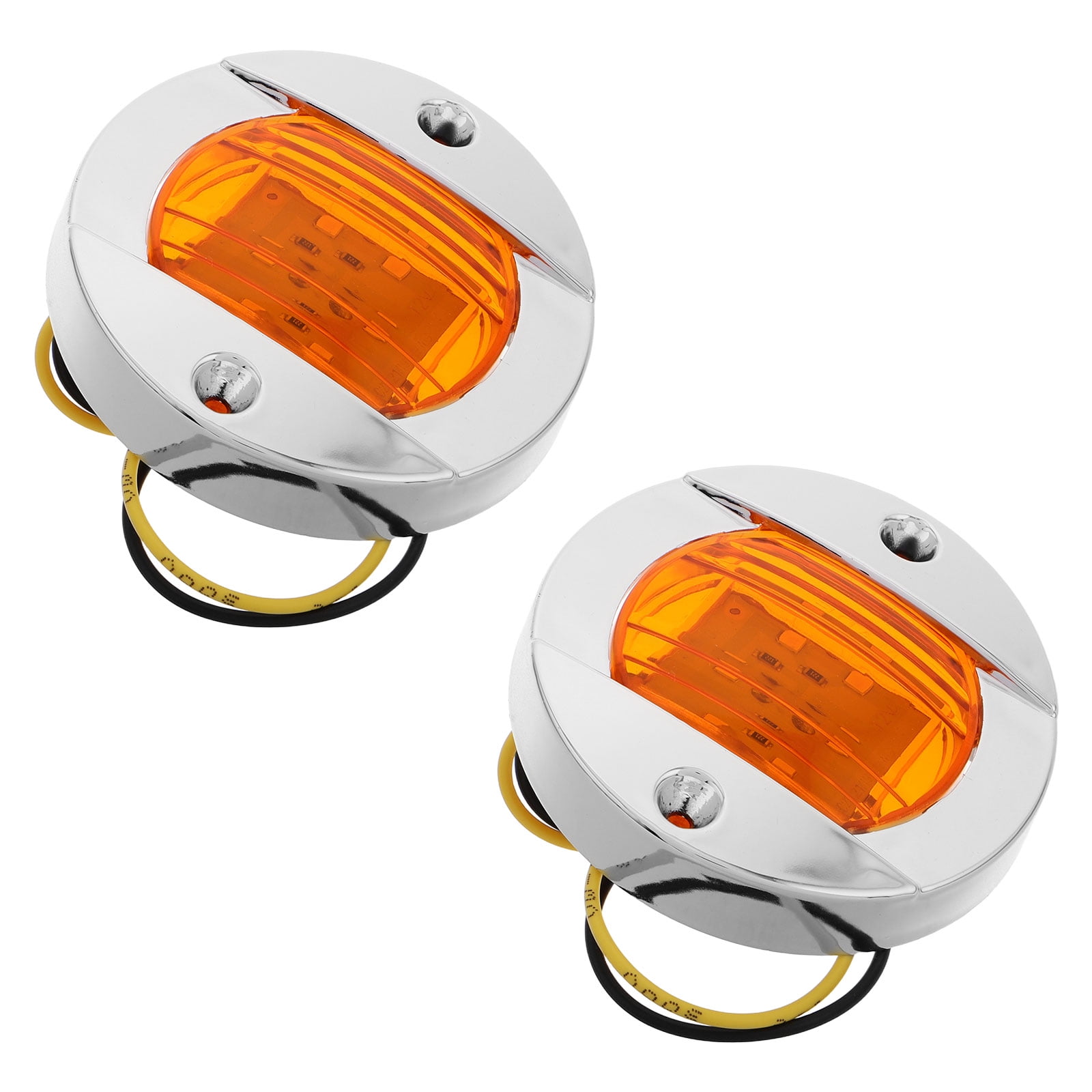 Masteelf Silver Durable Plastic Truck Side Lights for Car Use with High ...