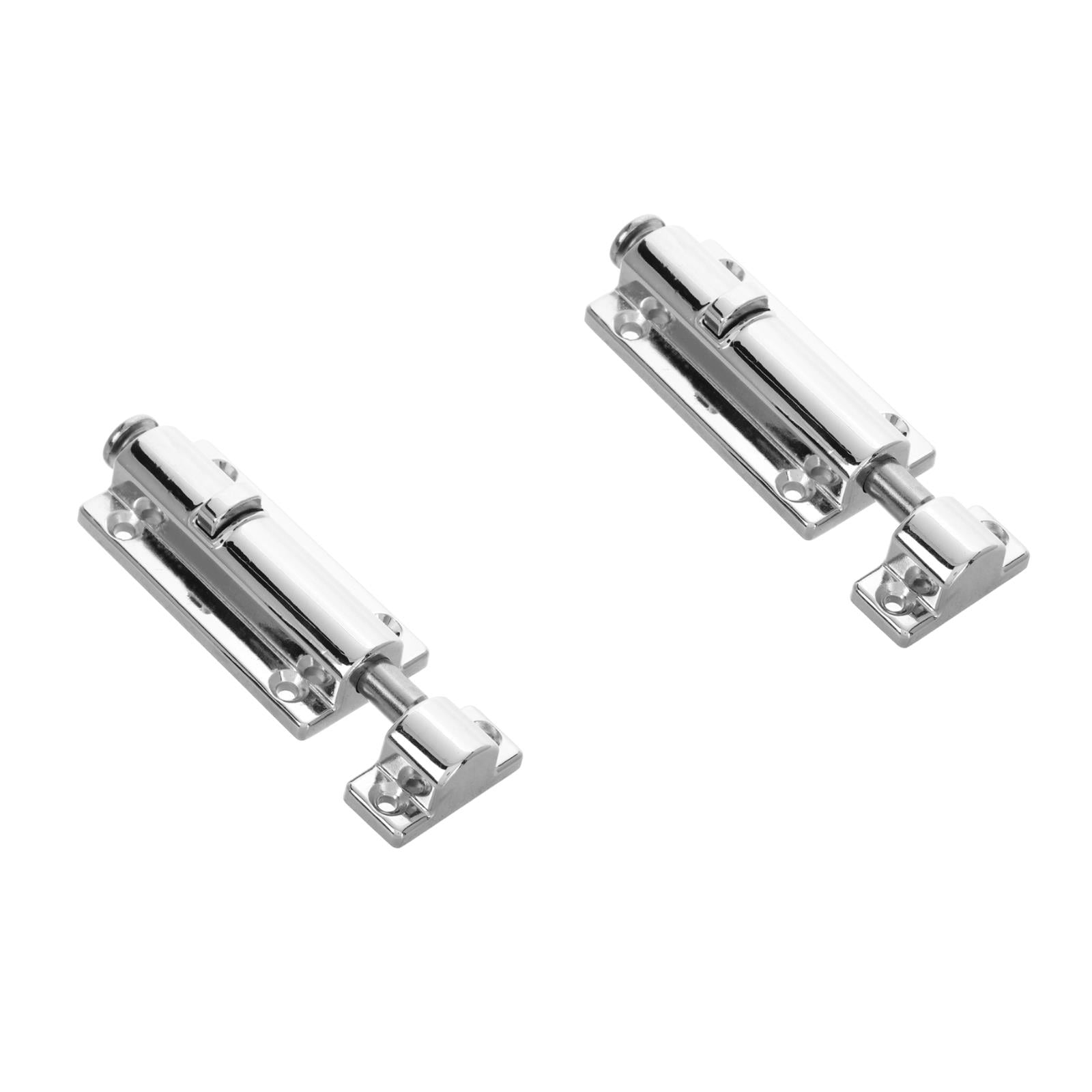 Masteelf 2pcs Lock Latch Metal Latch Lock For Inside Door Cabinet Door ...