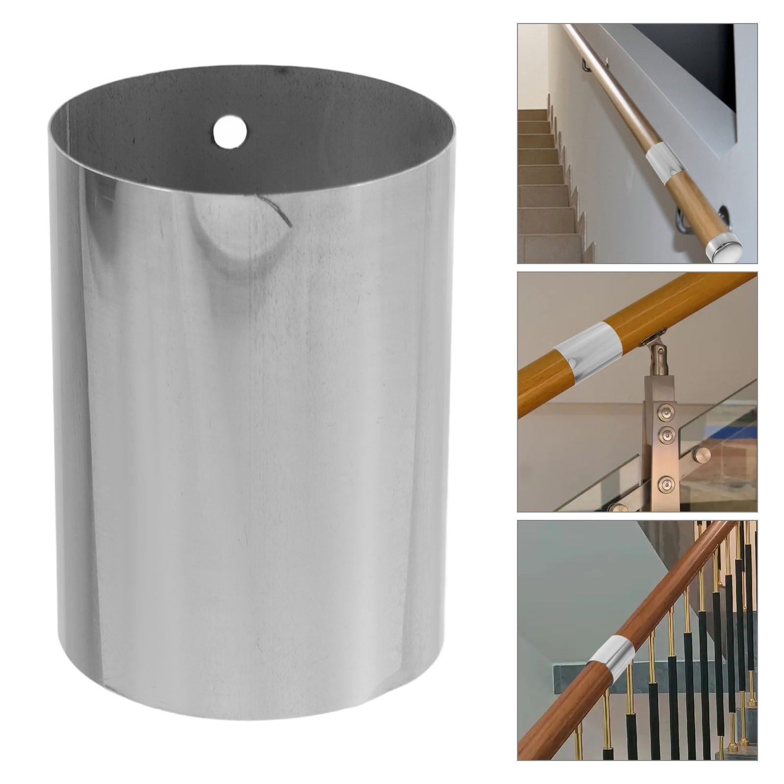 Masteelf 2pcs Metal Handrail End Cap Metal Stair End Sealing Caps For ...