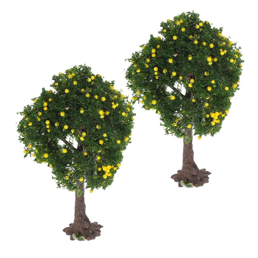 Masteelf 2pcs Model Trees Scenery Landscape Model Trees Train Scenery ...