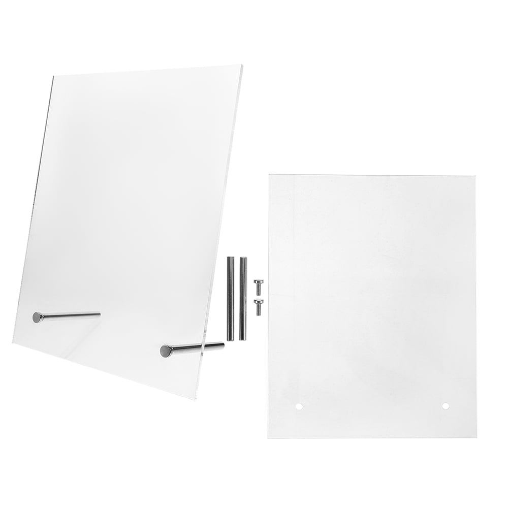 Masteelf 2pcs Nail Art Display Board Clear Acrylic Nail Art Showing ...