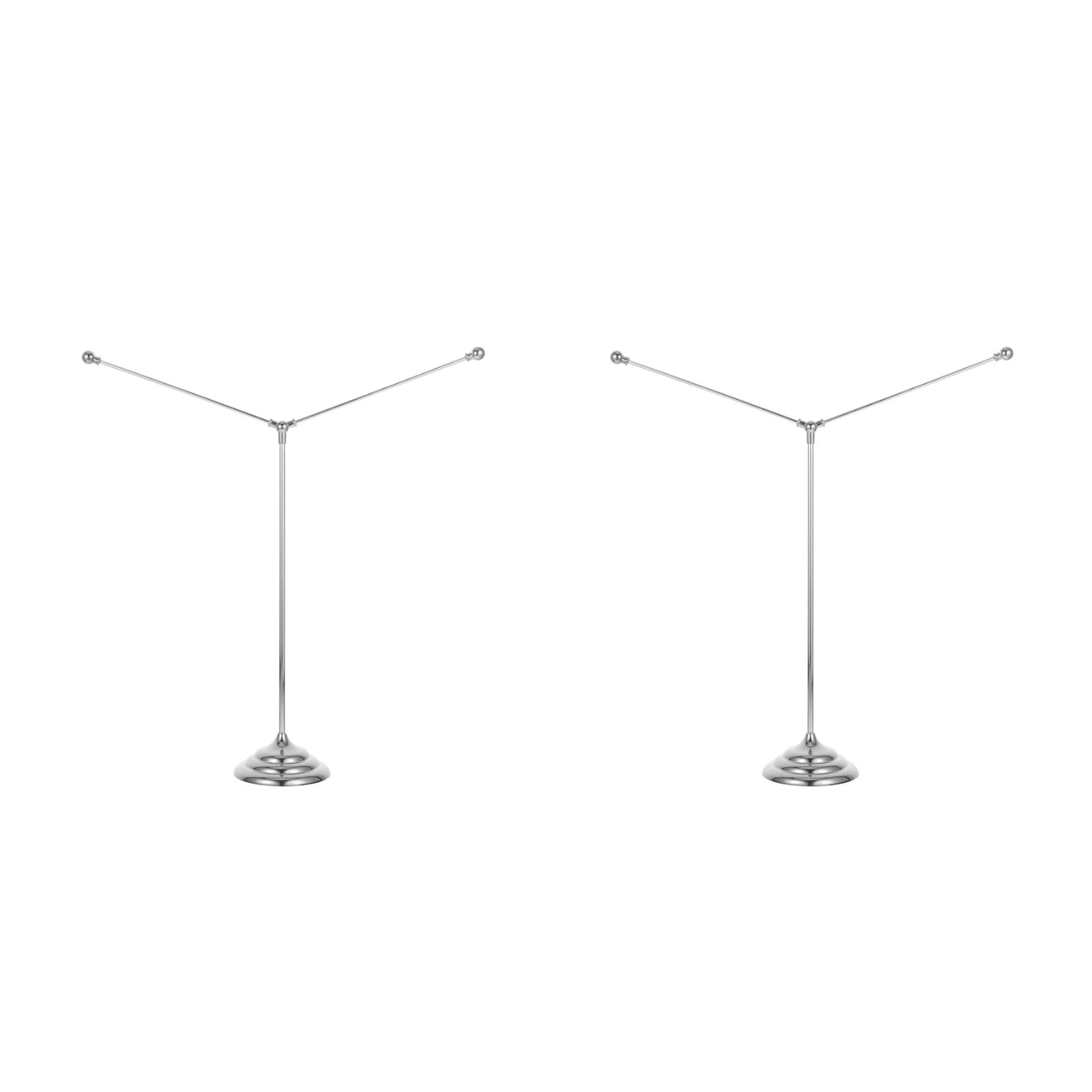 Masteelf Hemoton 2pcs Table Flag Holder with Large Round Base Y Shaped ...