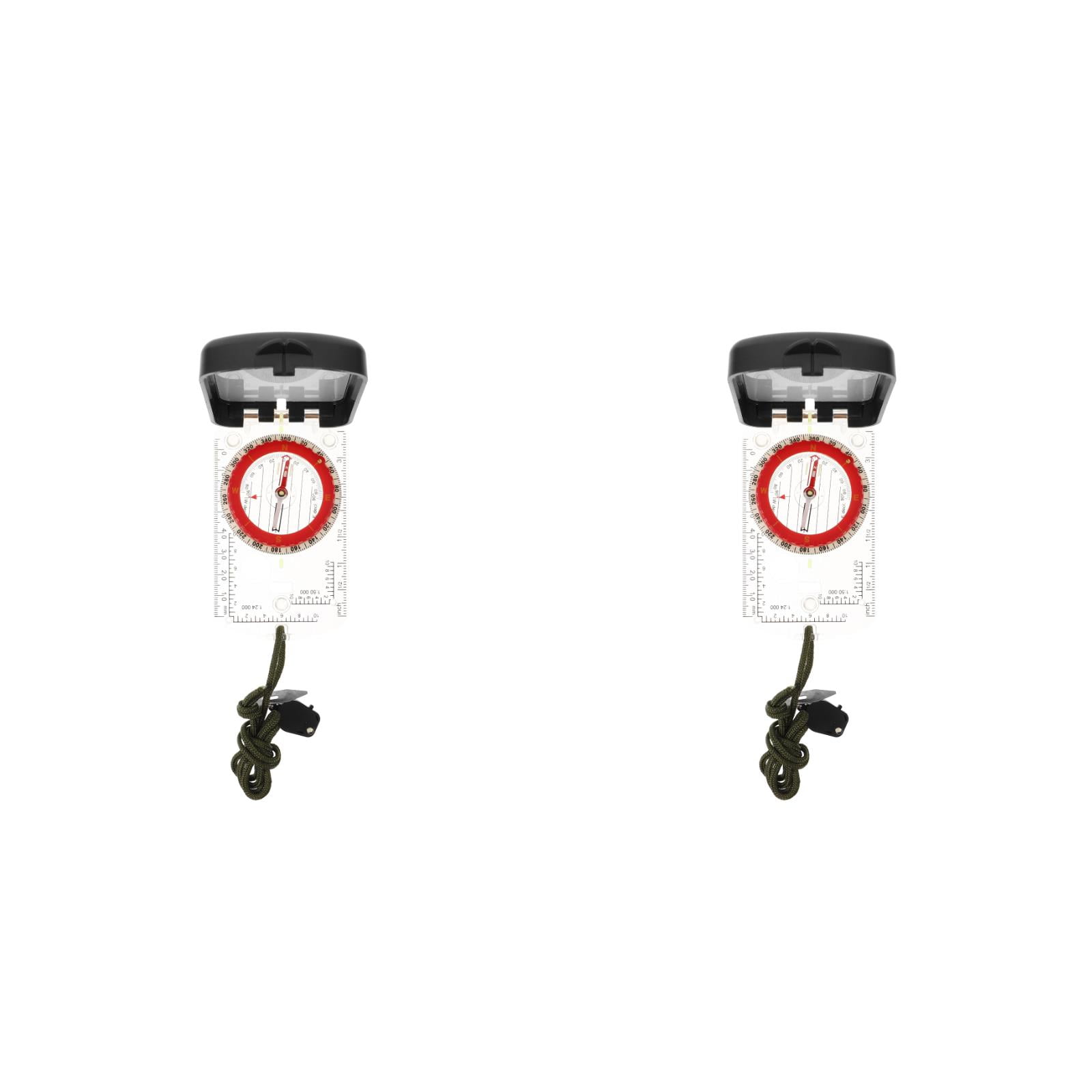 Masteelf 2pcs Orienteering Compass For Hiking Basic Compass Equipment ...