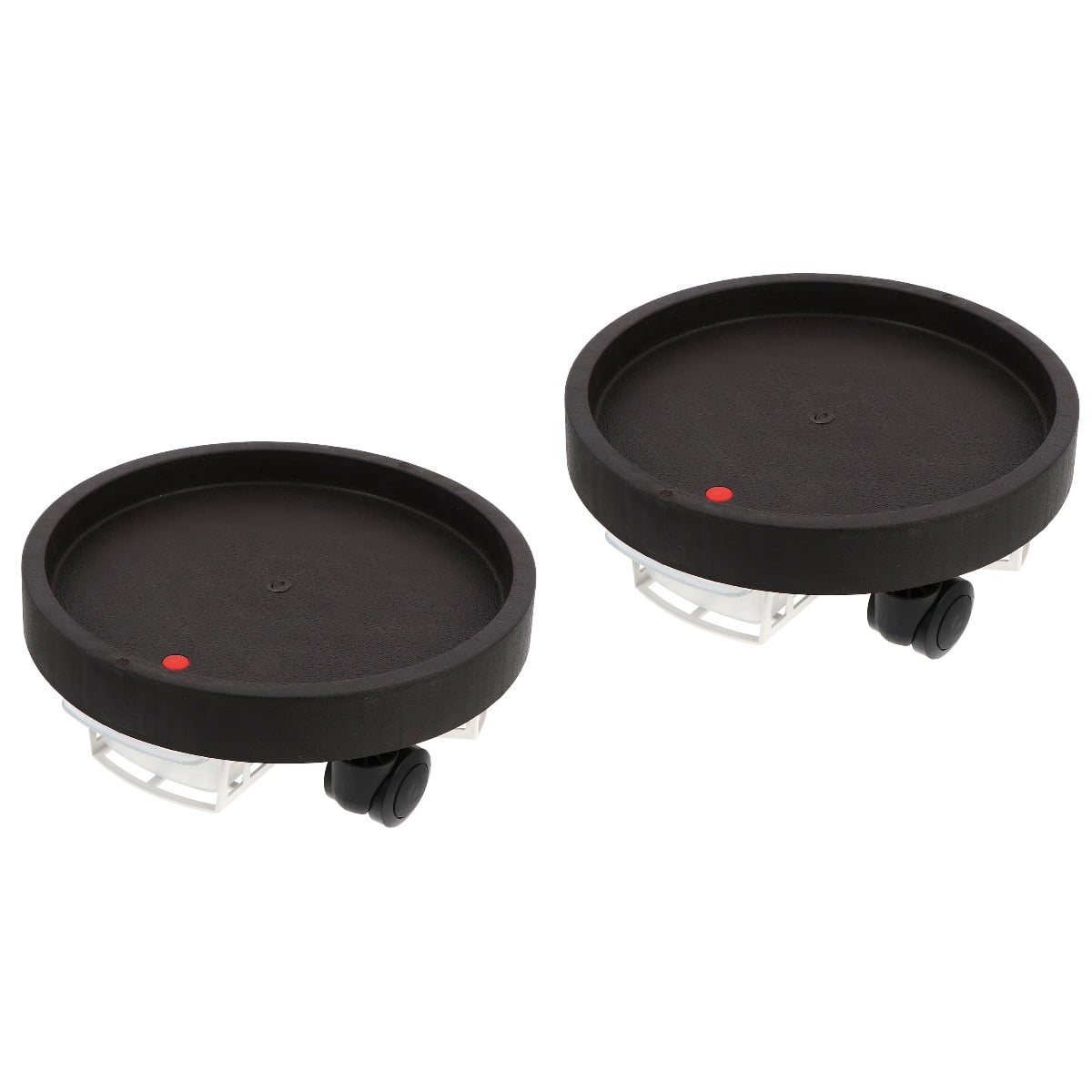 Masteelf 2pcs Planter Plant Stand with Wheels Rollers Flower Pot Mover ...