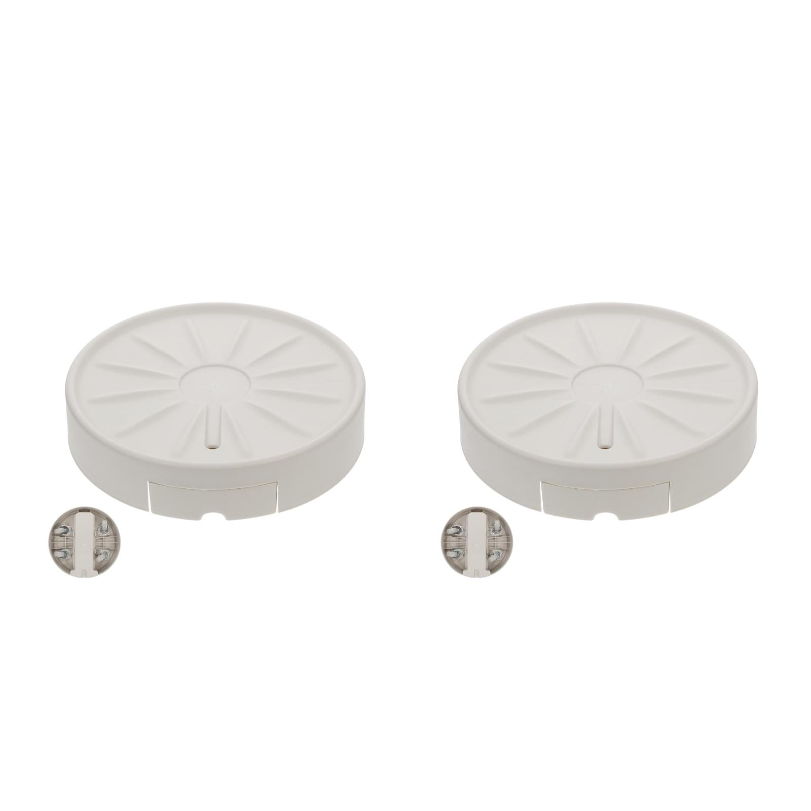 Masteelf 2pcs Planter Stand with Rolling Casters Convenient Round Tray ...