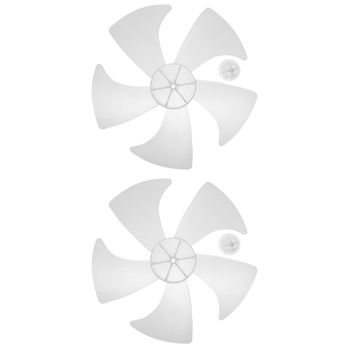 Masteelf 2pcs Plastic Fan Blades 5-Leaf 350mm Standing Pedestal Fan ...