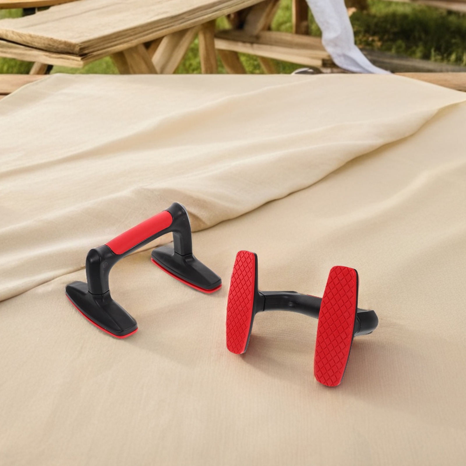 Masteelf 2pcs Plastic Push Up Bars Non-Slip Parallettes For ...