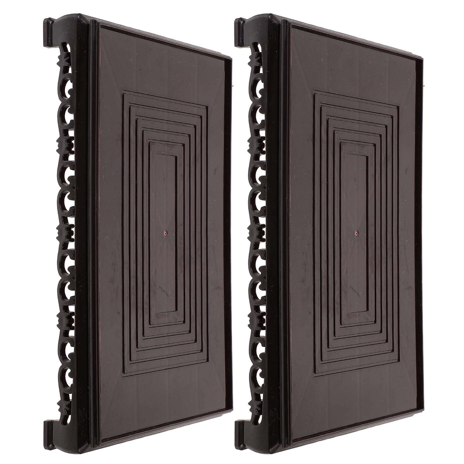 Masteelf 2-Pack Plastic Rectangular Shelf Stands for Tank, Vase, Fish ...