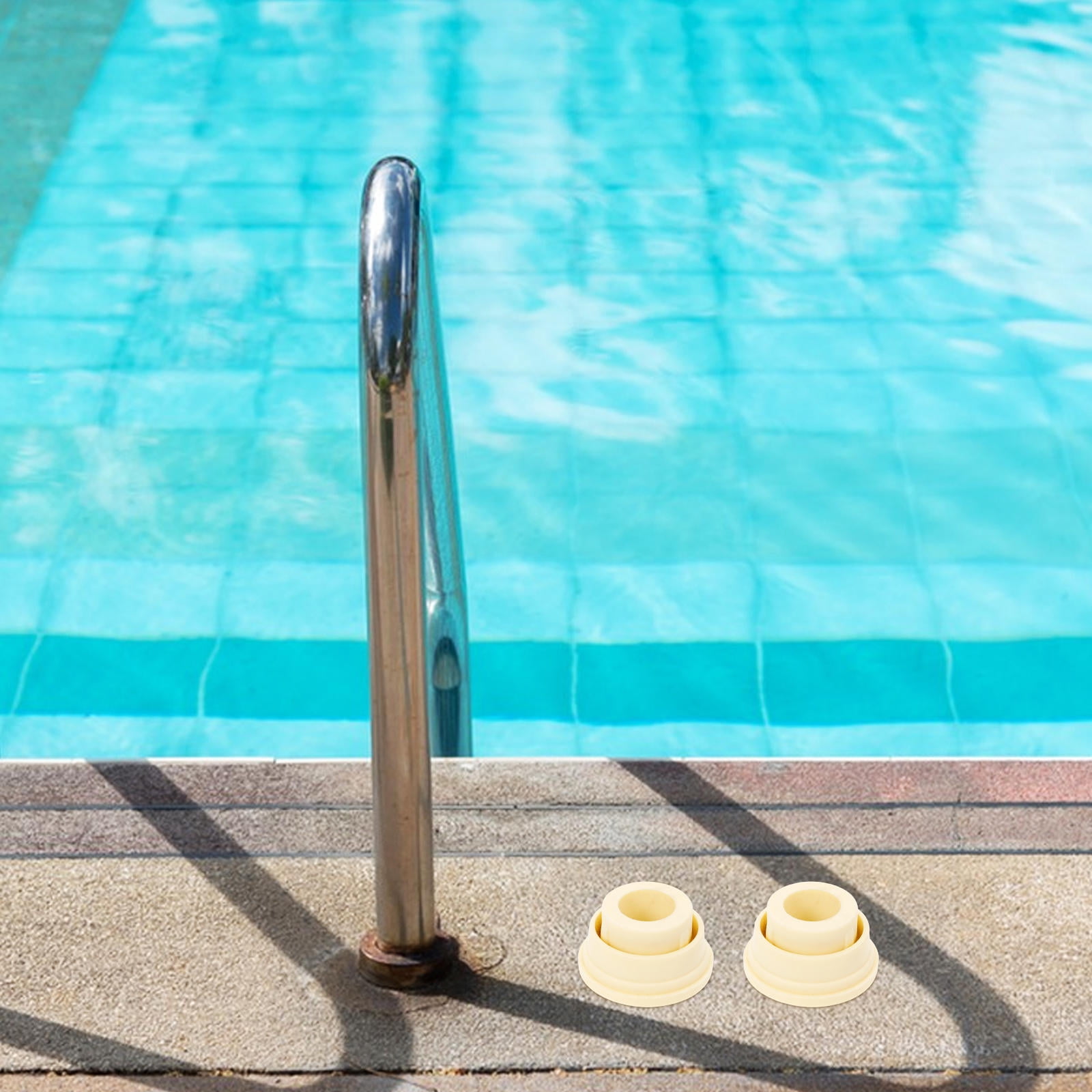 Masteelf 2pcs Pool Ladder Rubber End Caps Ladder Stabilizer Bumpers ...