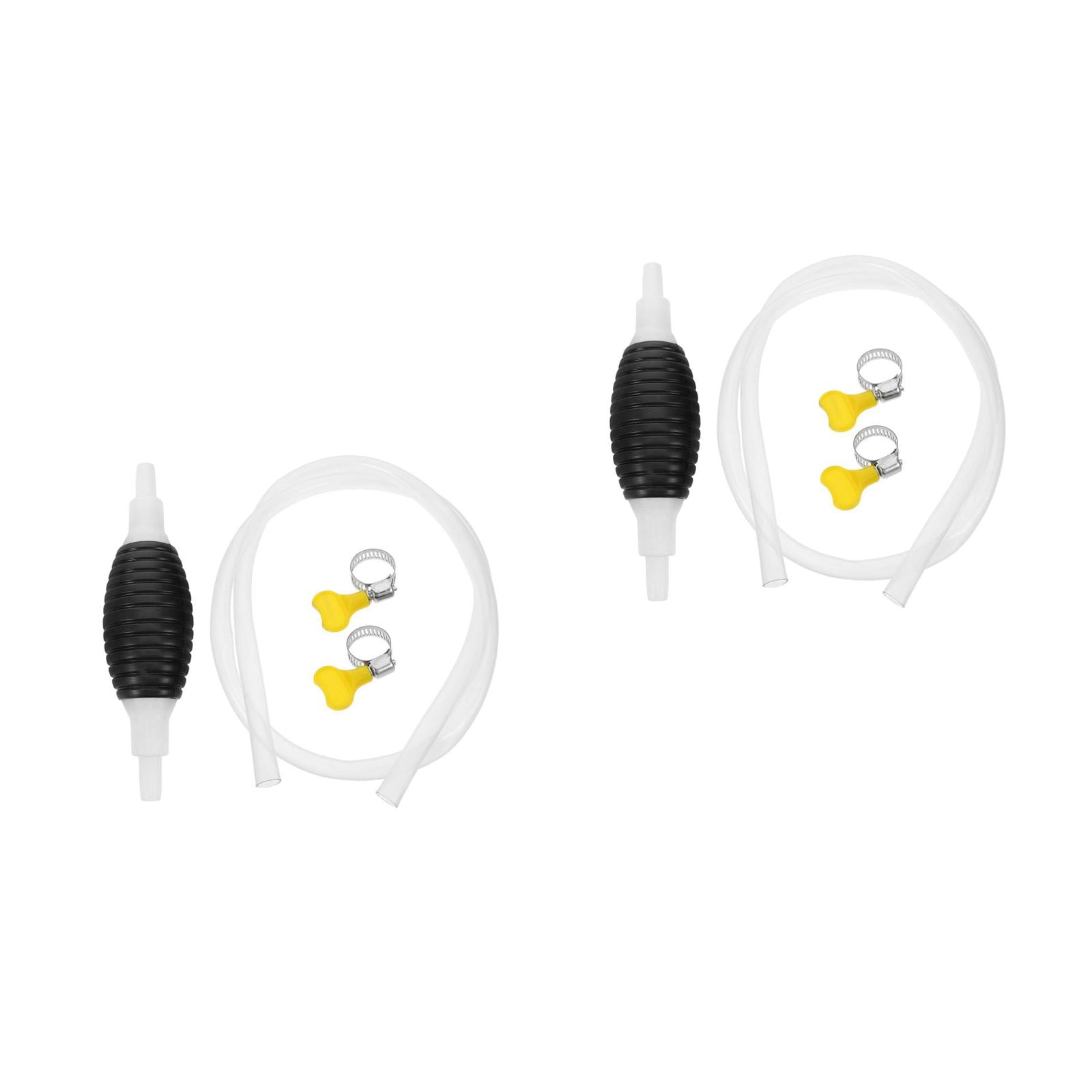 Masteelf 2pcs Portable Gasoline Siphon Pump Manual Transfer Pump with ...