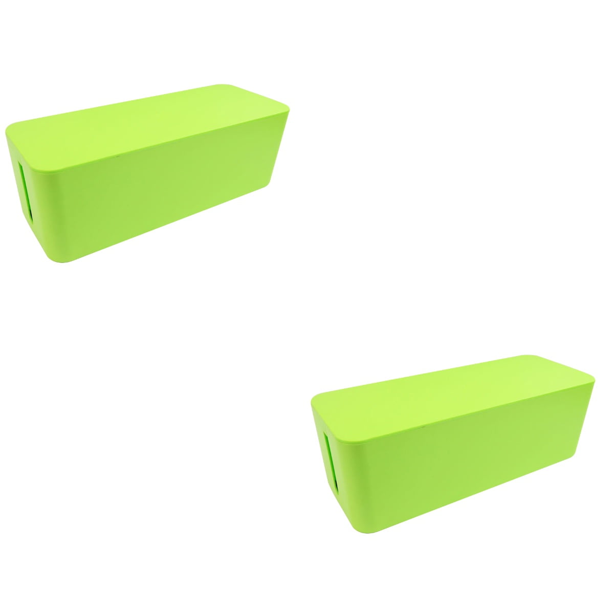 Masteelf 2pcs Power Strip Cable Management Box Organizer Plastic Cable ...