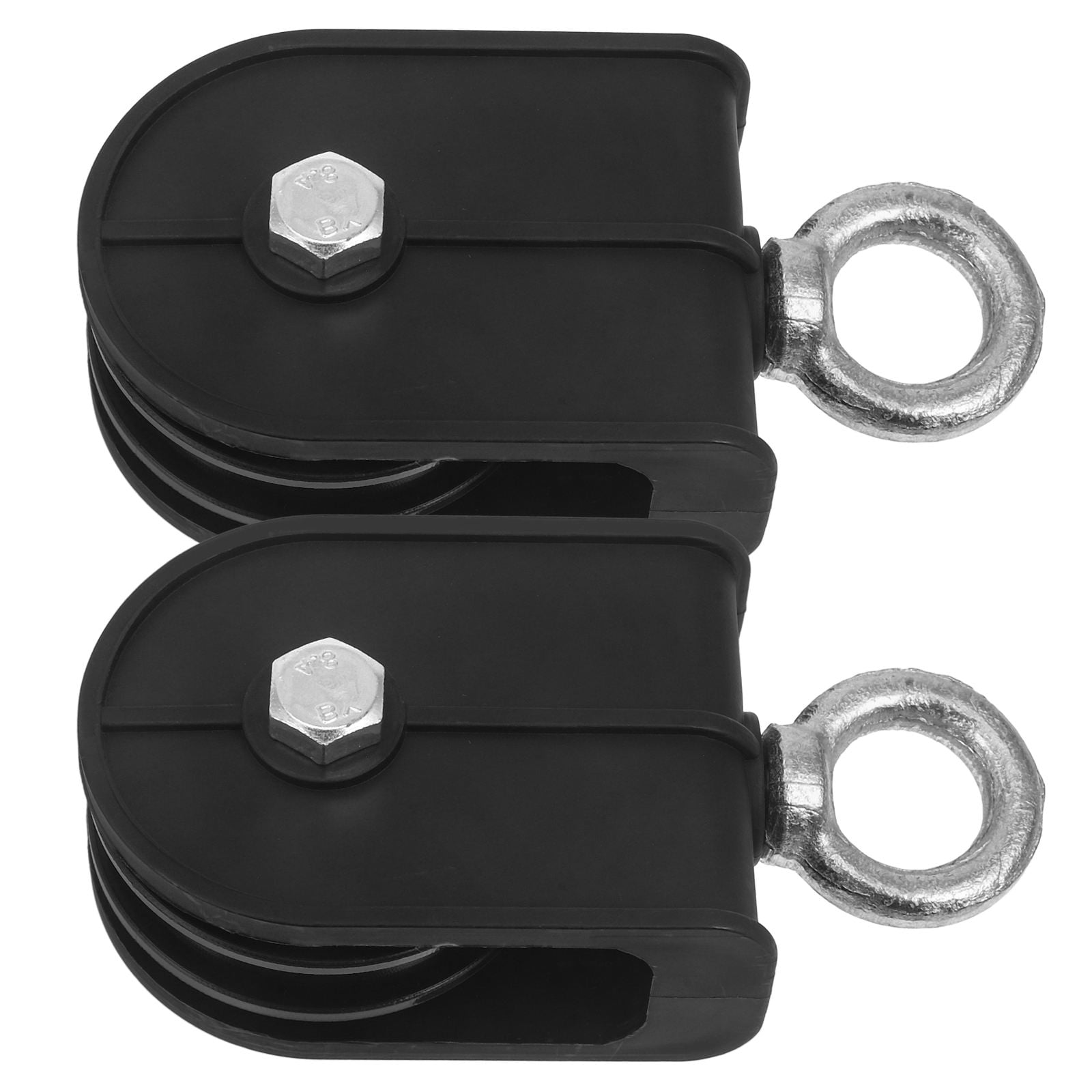 Masteelf 2pcs Pulley Block 60mm Cable Pulley Wheel Lifting Wheel Roller ...