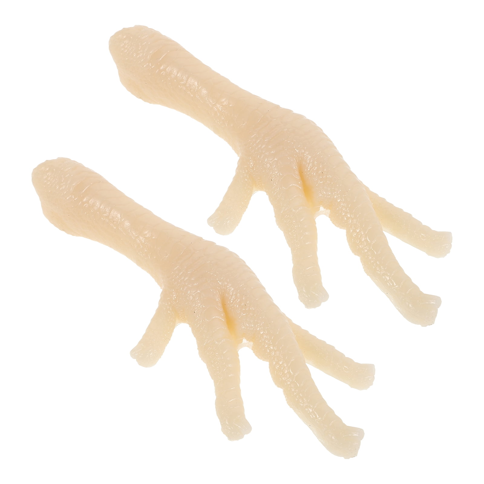 Masteelf 2pcs Realistic Chicken Feet Model Artificial Food Props for ...