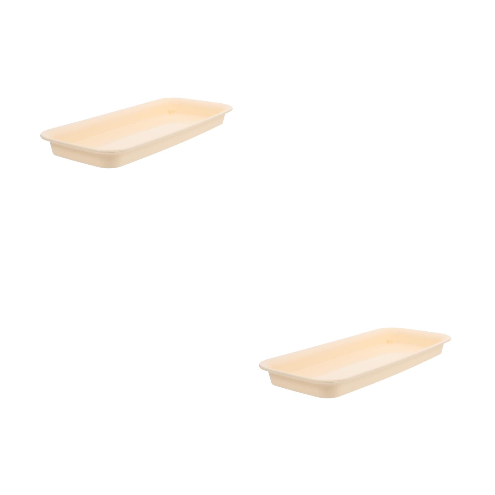 Masteelf 2pcs Rectangular Drip Tray For Plants Balcony Planter Drainage ...