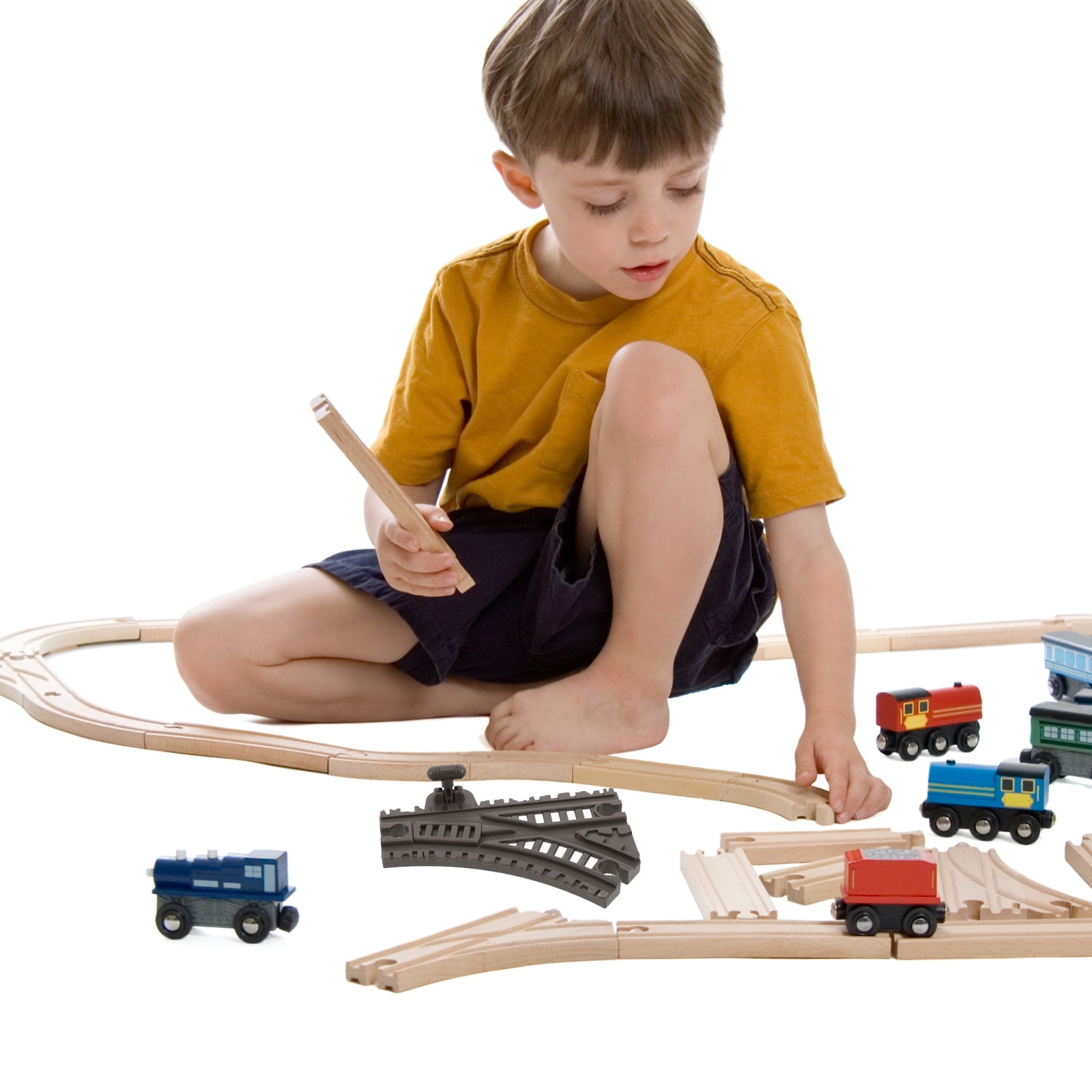 Masteelf 2pcs Replacement Train Track for Kids Plastic Train Track ...