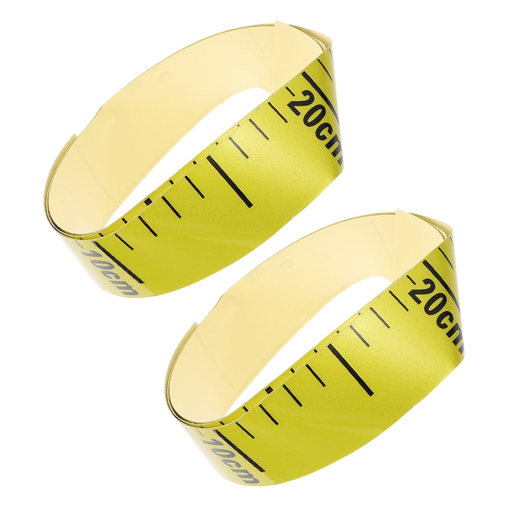 Masteelf 2pcs Self-Adhesive Measuring Rulers Sticky Backing Ruler ...