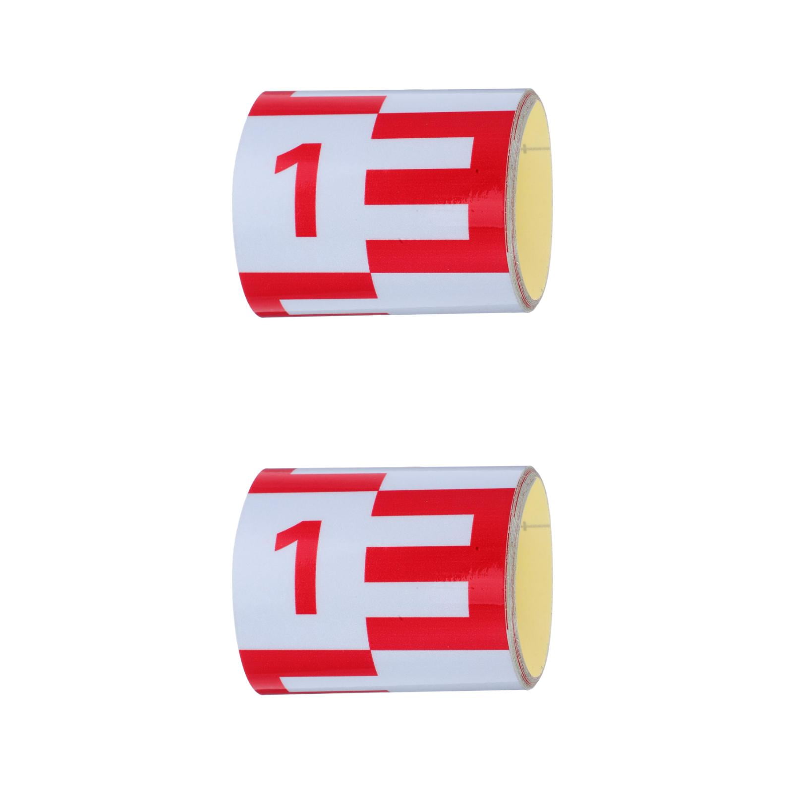 Masteelf 2pcs Self Adhesive Reflective Water Level Gauge Water Level ...