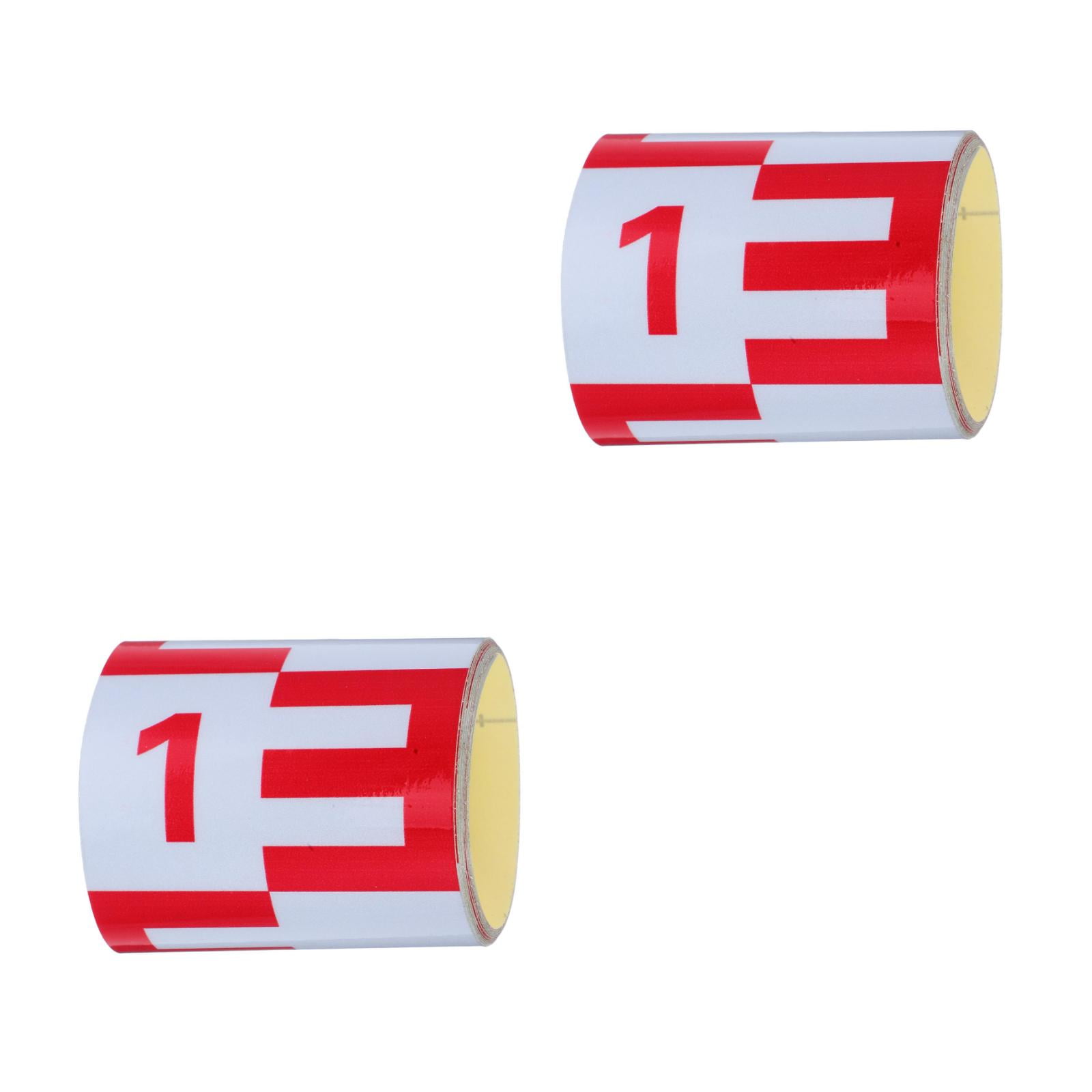 Masteelf 2pcs Self Adhesive Reflective Water Level Gauge Water Level ...