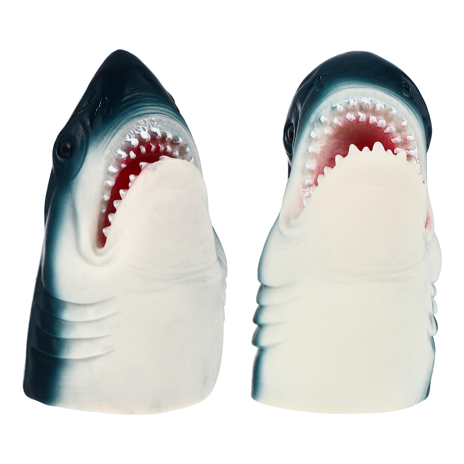 Masteelf 2pcs Shark Hand Puppet Model Toys Shark Head Hand Puppets ...
