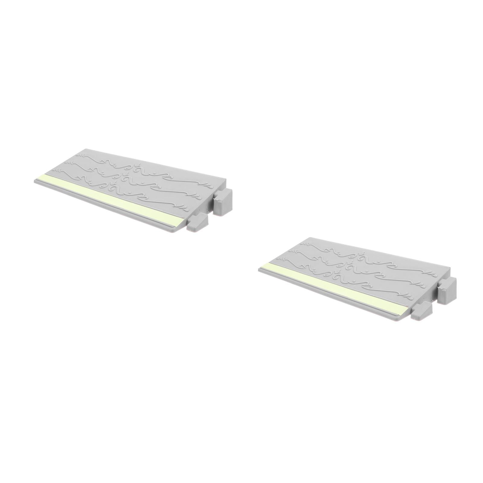 Masteelf 2pcs Sidewalk Ramp Rubber Curb Ramp Driveway Ramp Scooters ...